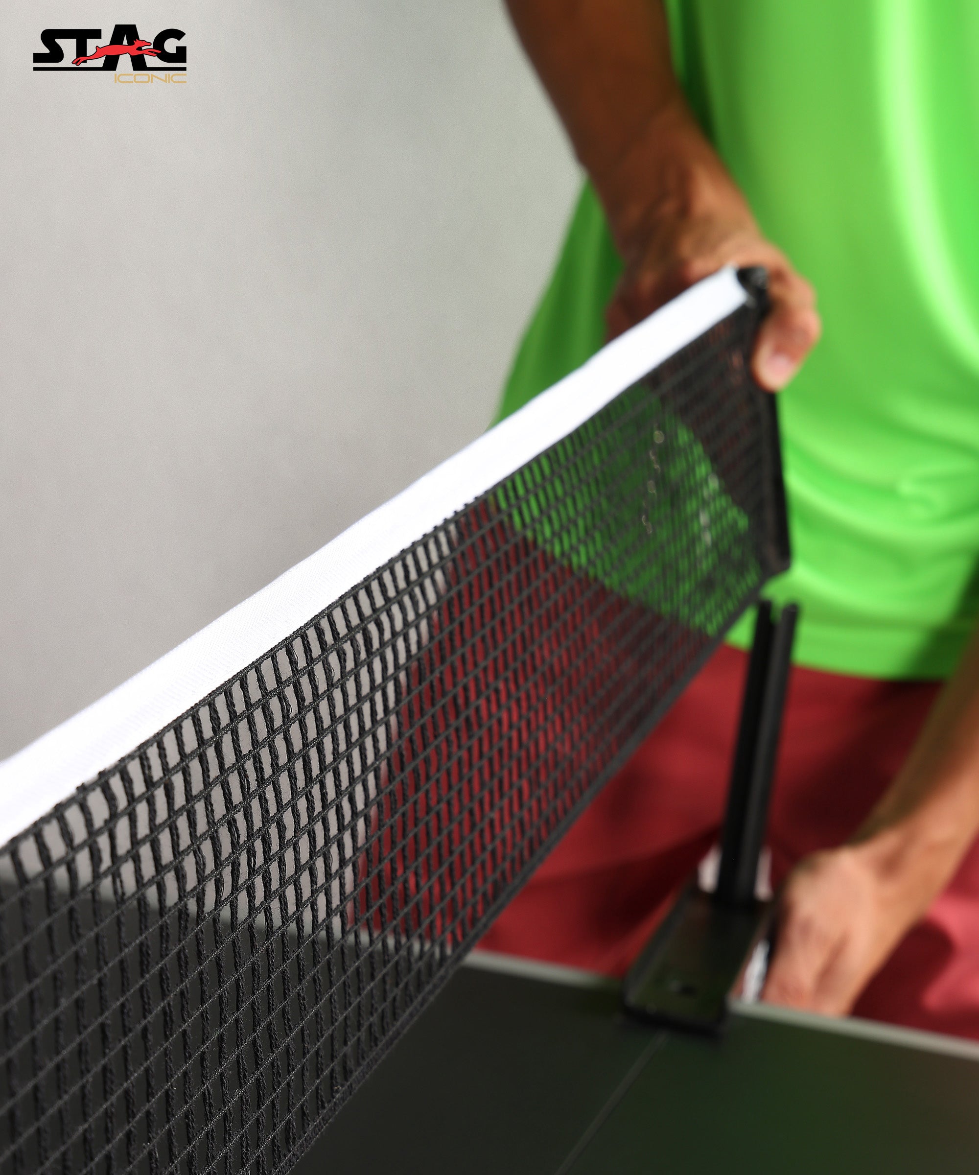 STAG ICONICS Table Tennis Net & Post | Durable, Easy-Fit TT Net System ...